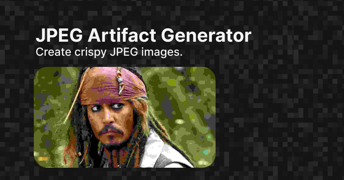 JPEG Artifact Generator